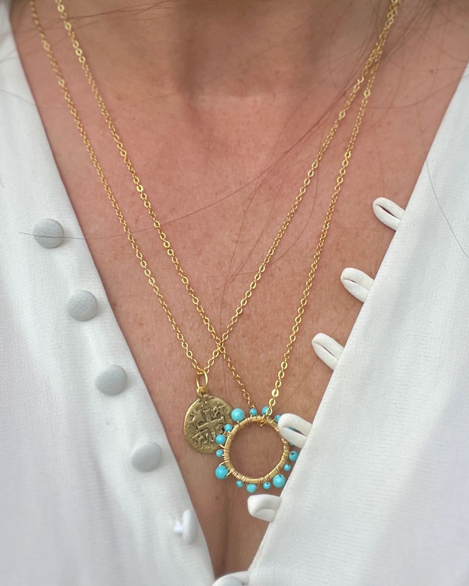 Ali necklace - turquoise