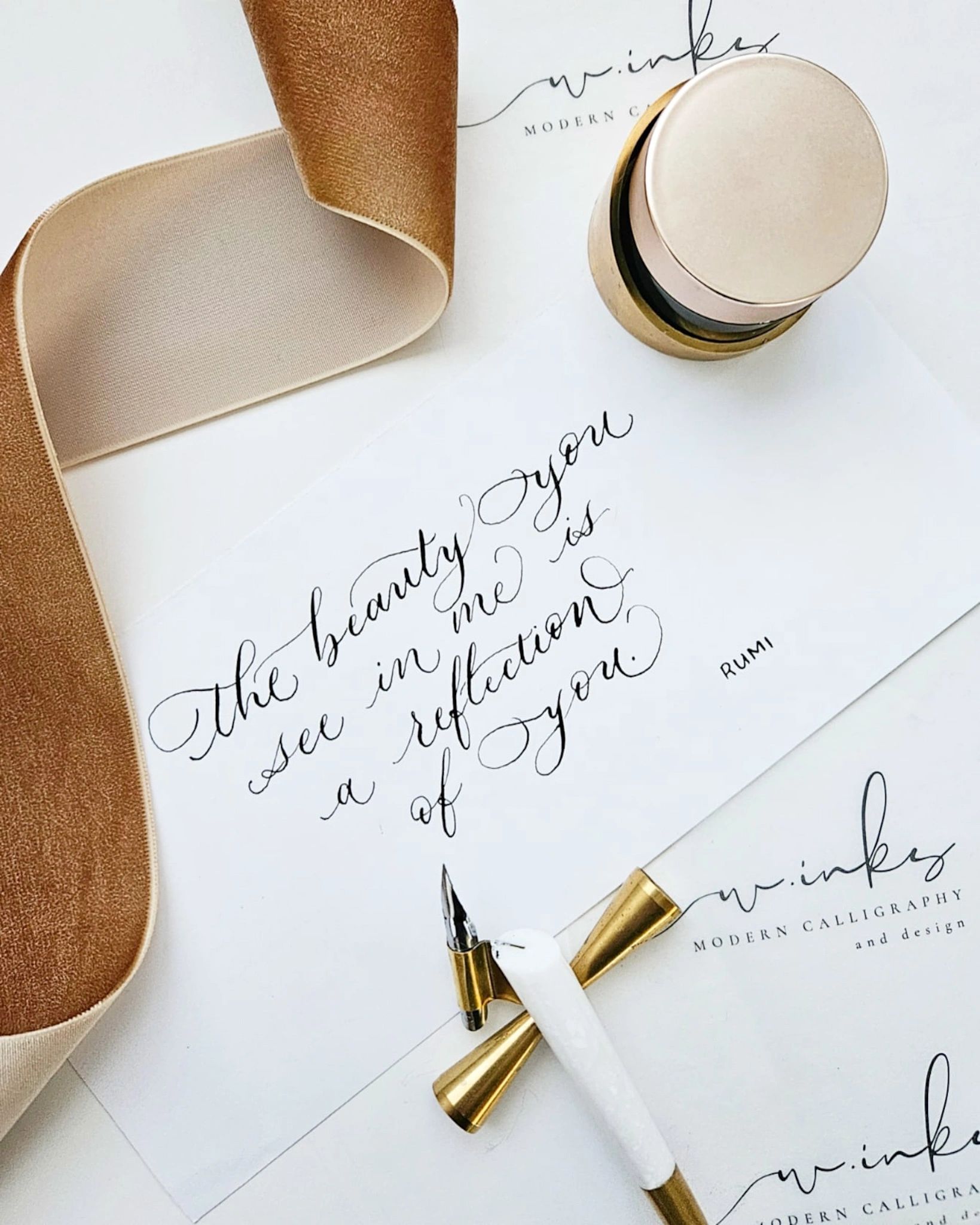 Learn the art of modern caligraphy