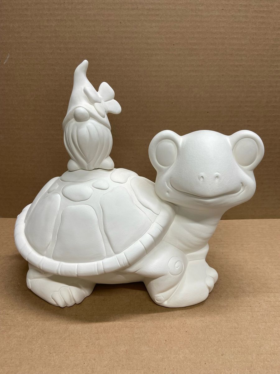 Shelly turtle with butterfly gnome