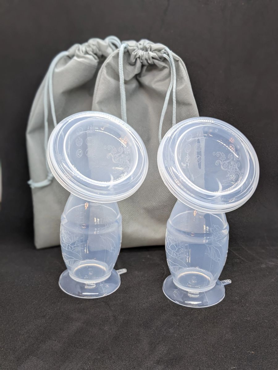 2 Pack - Silicone Breast Milk Collector