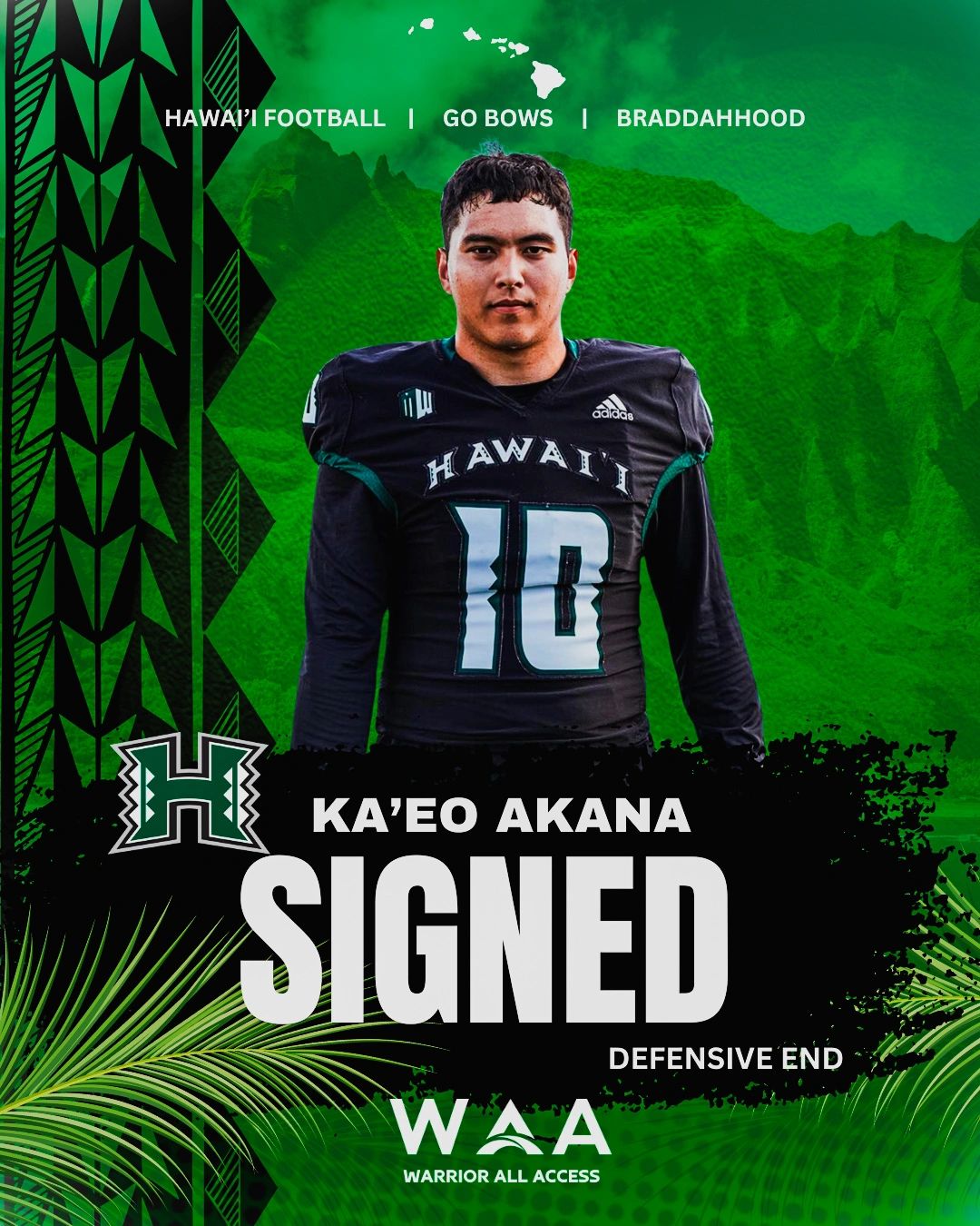 Former Utah DE Ka’eo Akana signs with UH
