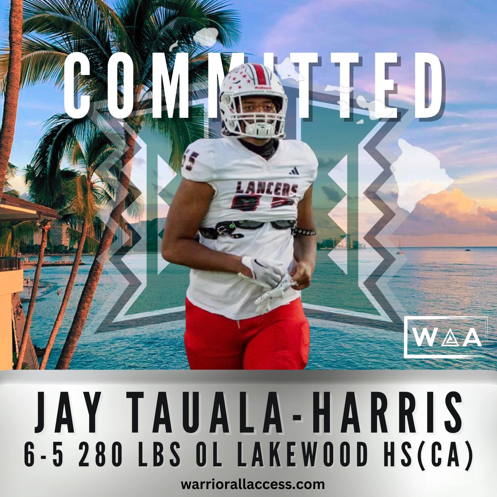 Offensive Tackle Tauala-Harris commits to UH