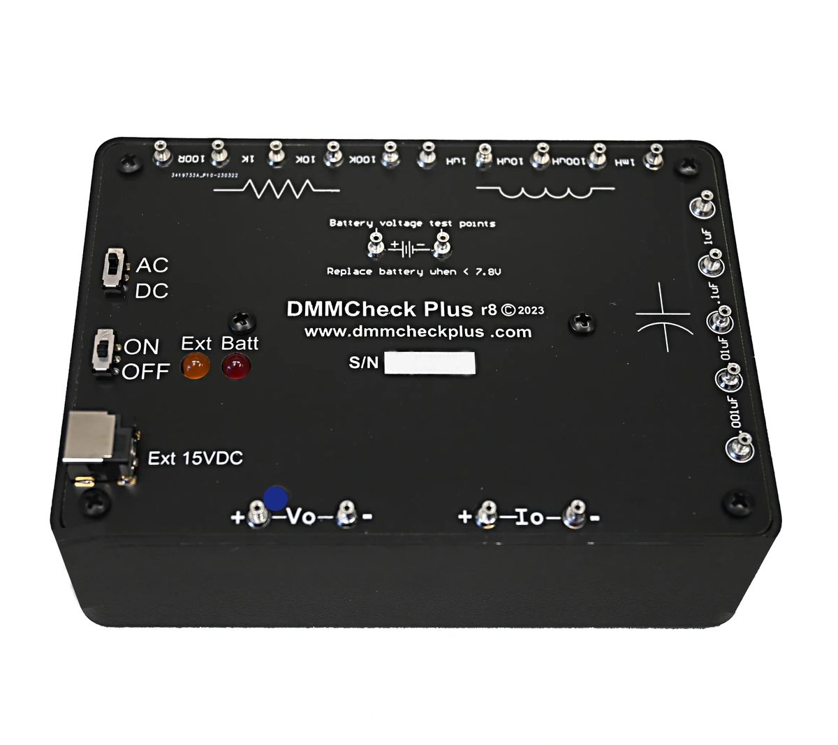DMM Check Plus Rev. 8 , Dual Power, 9 function