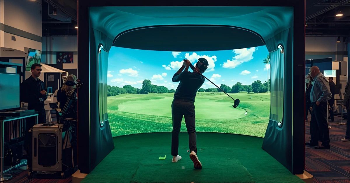Mobile Golf Simulator for Corporate Events in Columbia, SC
