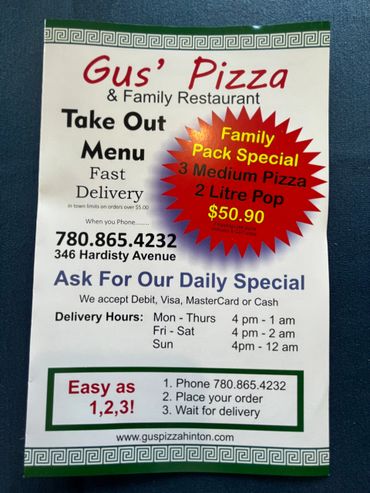Gus’ Pizza Place and Family Restaurant
