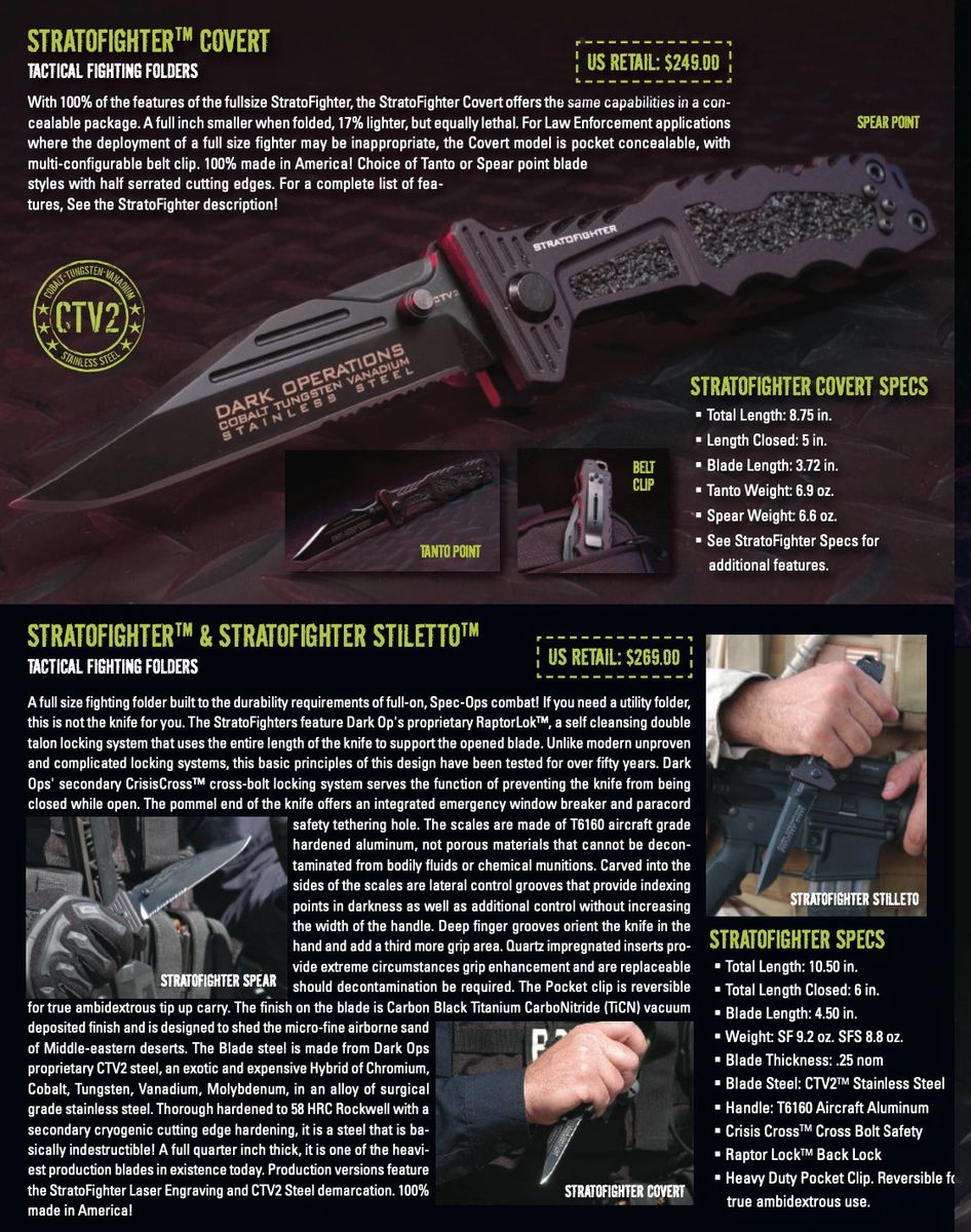 STRATOFIGHTER COVERT SPEAR POINT