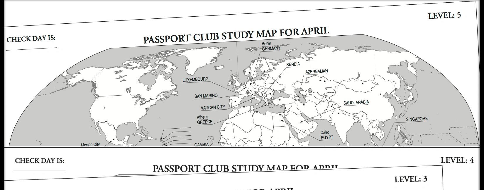 Online Student Study Maps | The Passport Club