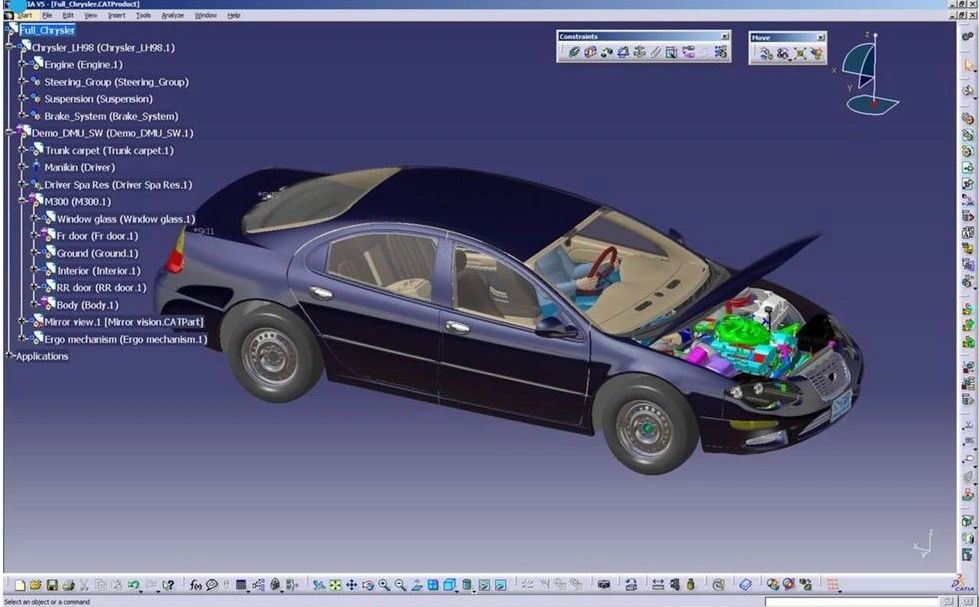 Trabajar en la Industria Automotriz con Catia V5 - masterCAD