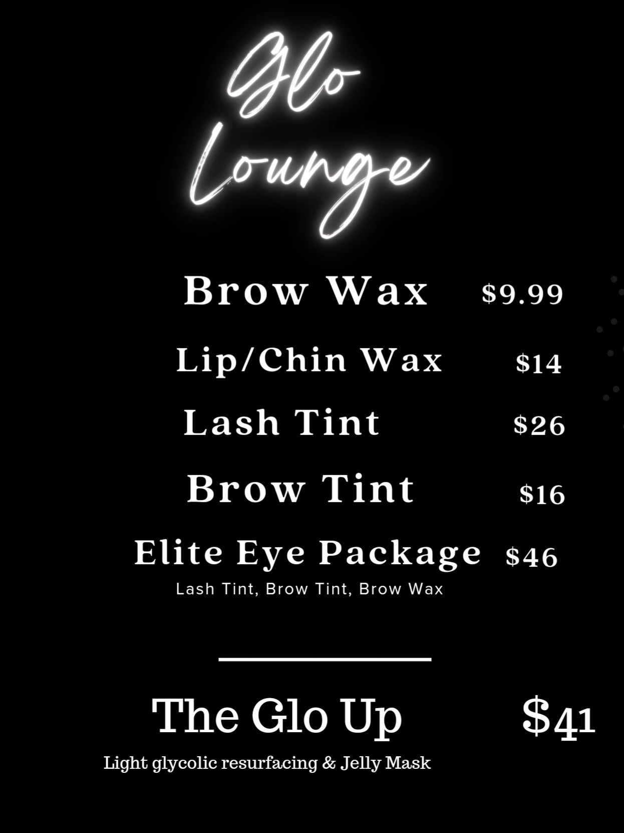 Glo Lounge | Salon Elite