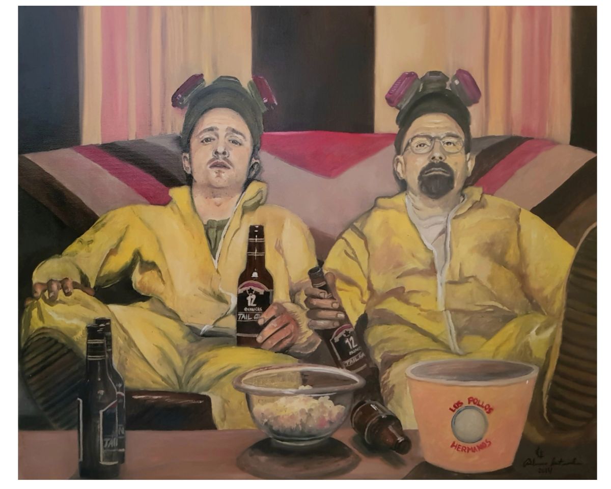 Jesse and Walter Print Breaking Bad