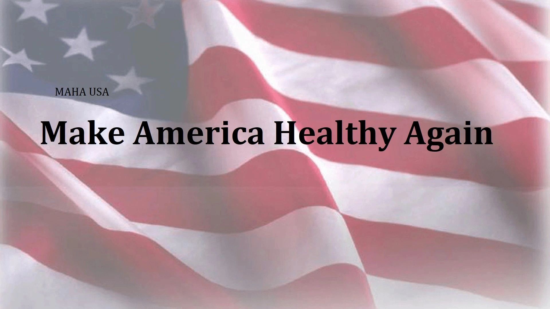 Make America Healthy Again USA