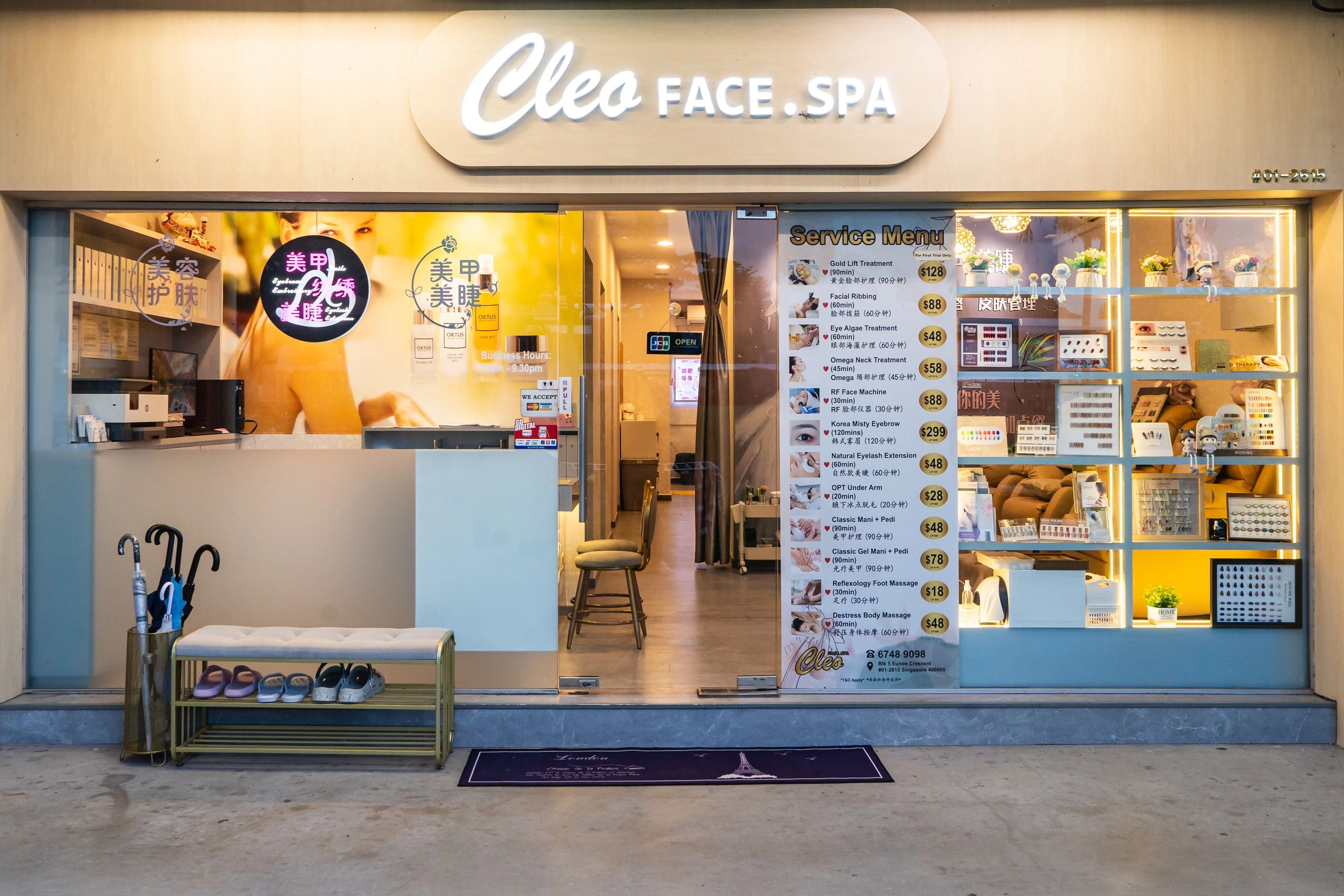 Cleo Face Spa Pte Ltd - Gold Lift Treatment, Spongy Clarifying ...