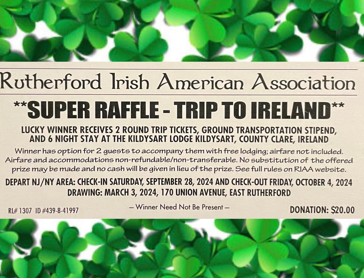 Trip to Ireland Raffle