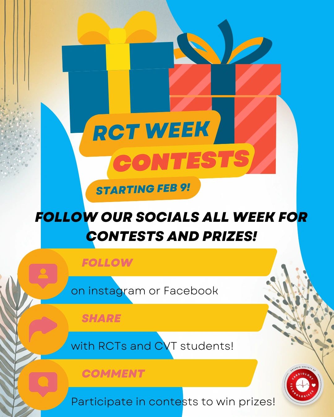 RCT WEEK CONTESTS BEGINNING THIS WEEK!