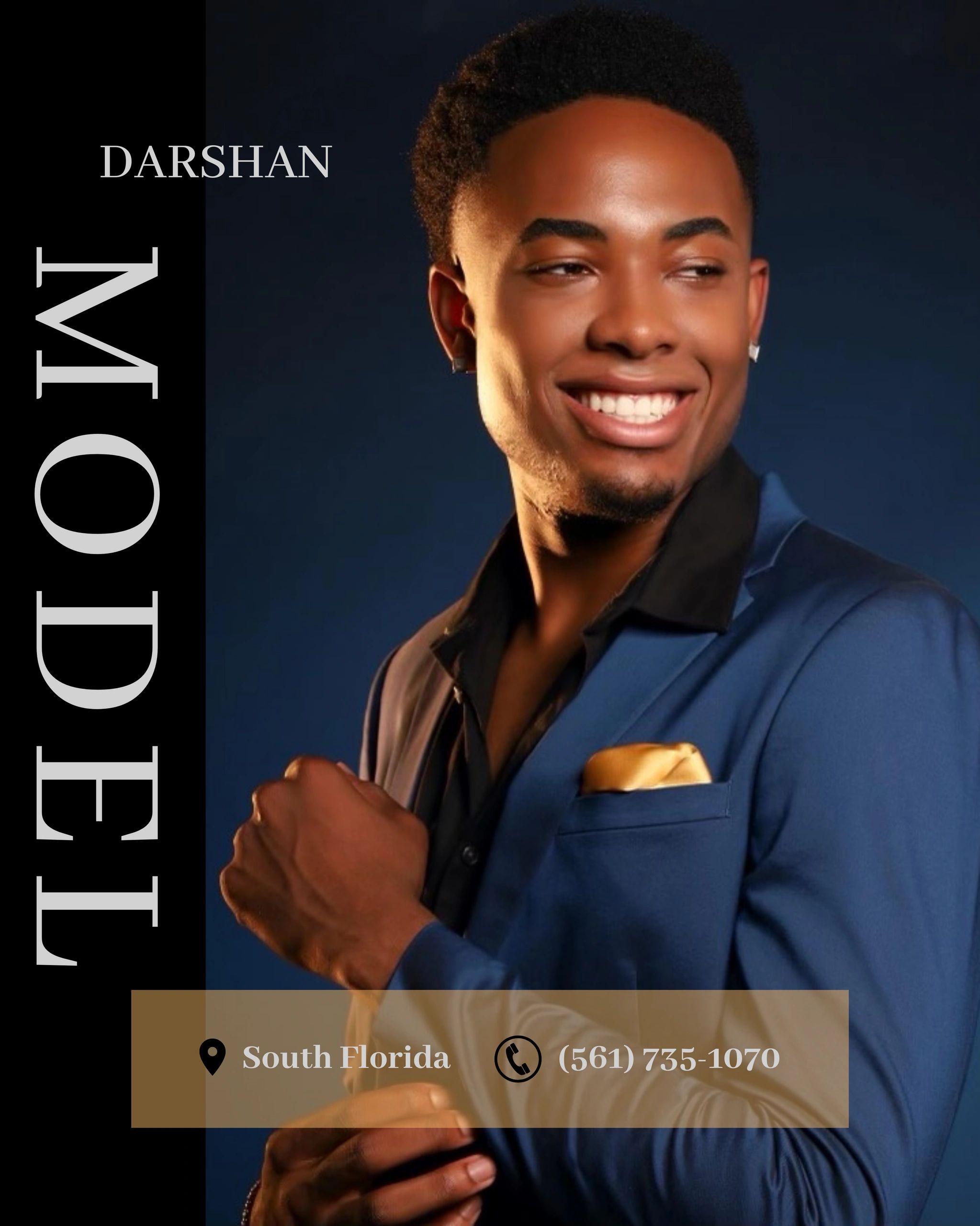 FAU Grad, Darshan Stone Jr. Begins His Modeling Career In Style