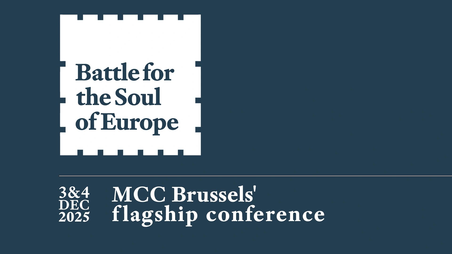 Miriam Joy Cates | Battle for the Soul of Europe