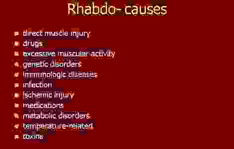Rhabdomyolysis | WDC on Sickle Cell Trait