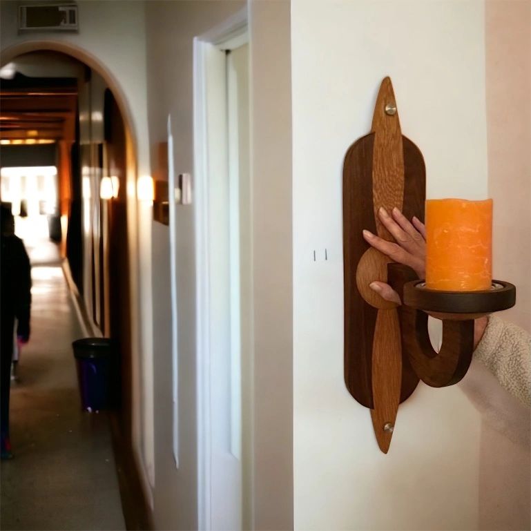 Candle Holder, Sconce Wall mount LED Flameless Candle Holder