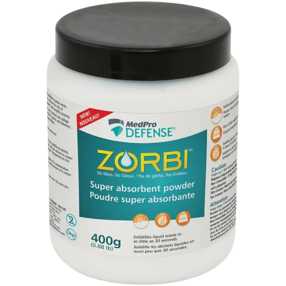 MedPro Defense Zorbi Super Absorbent Powder