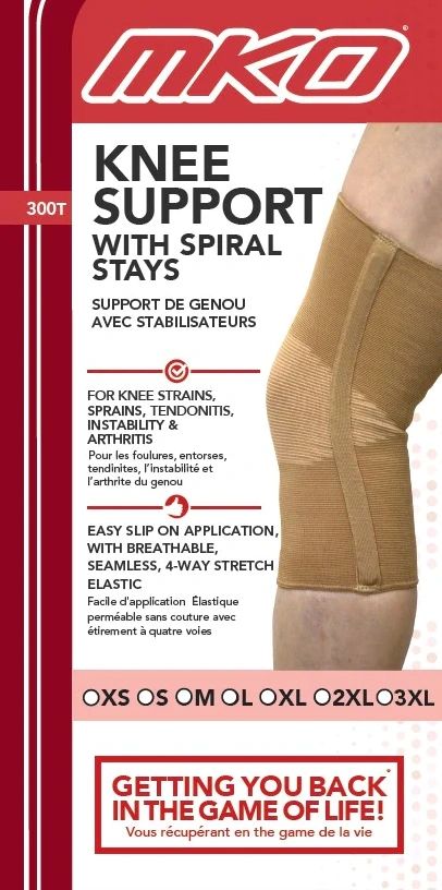 MKO Knee Support with Spiral Stays