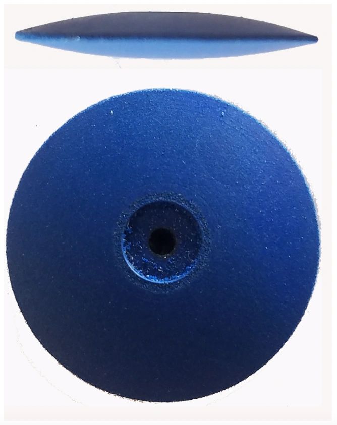 Super Silicon Polishing Disk Knife Edge, Medium, Blue, 21 mm