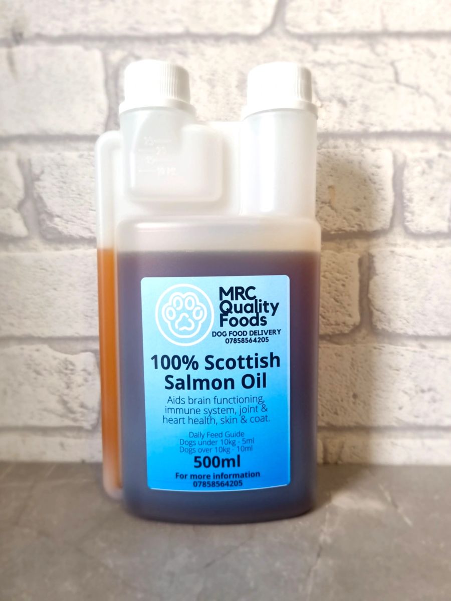 100% Pure Cold Pressed Scottish Salmon Oil 500ml