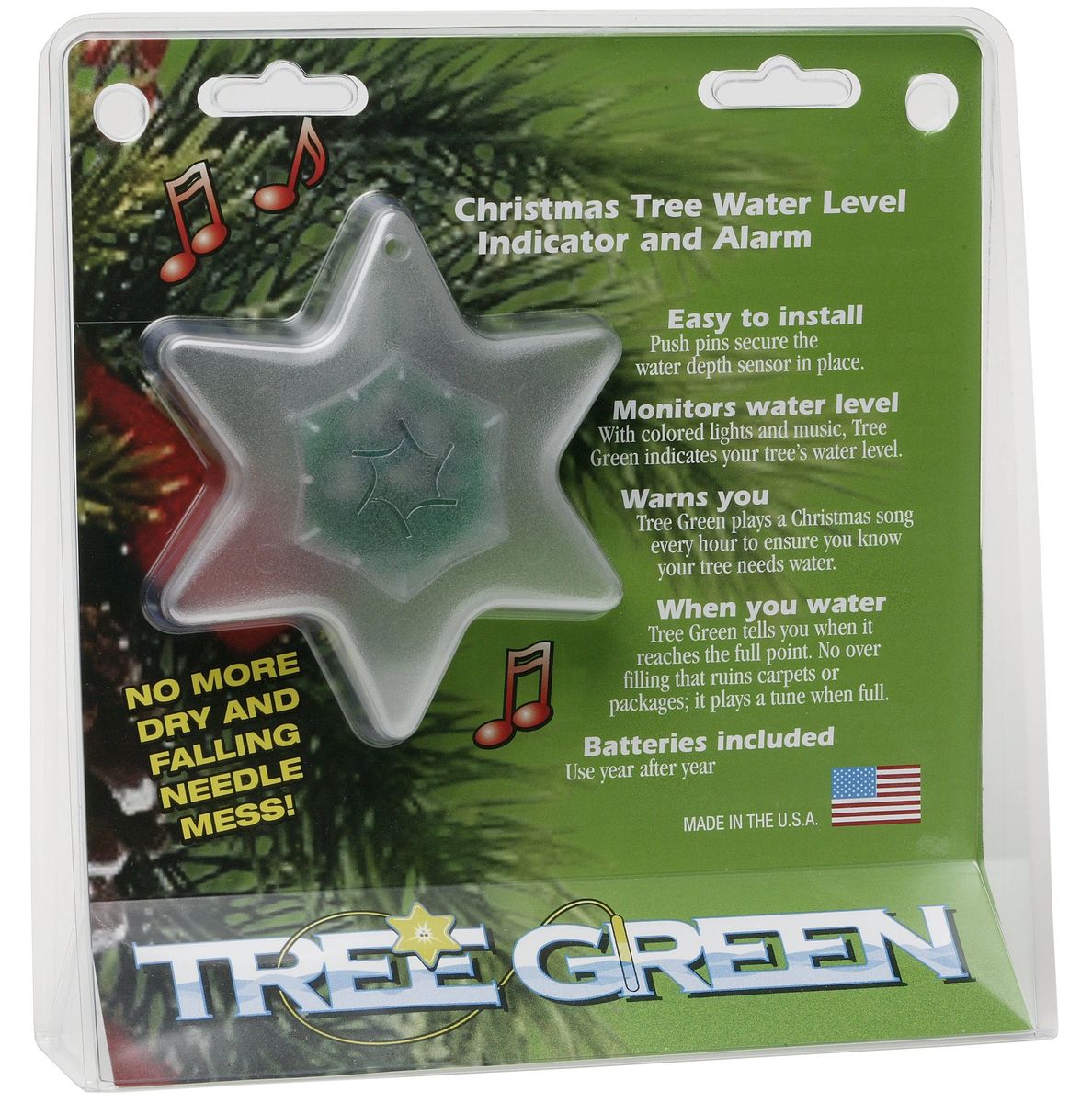 Tree Green - Christmas tree water level indicator and alarms