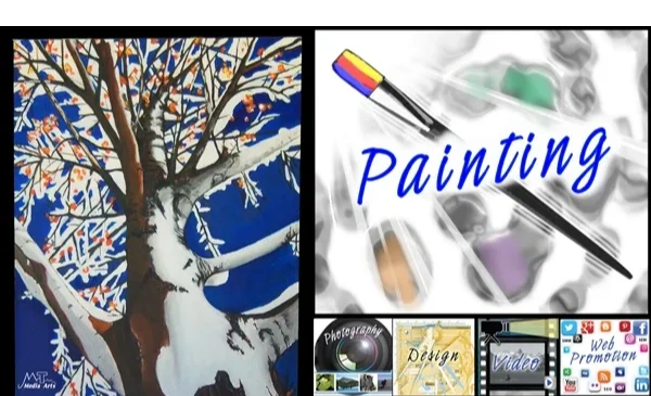 Acrylic Landscapes - Segmented Painting