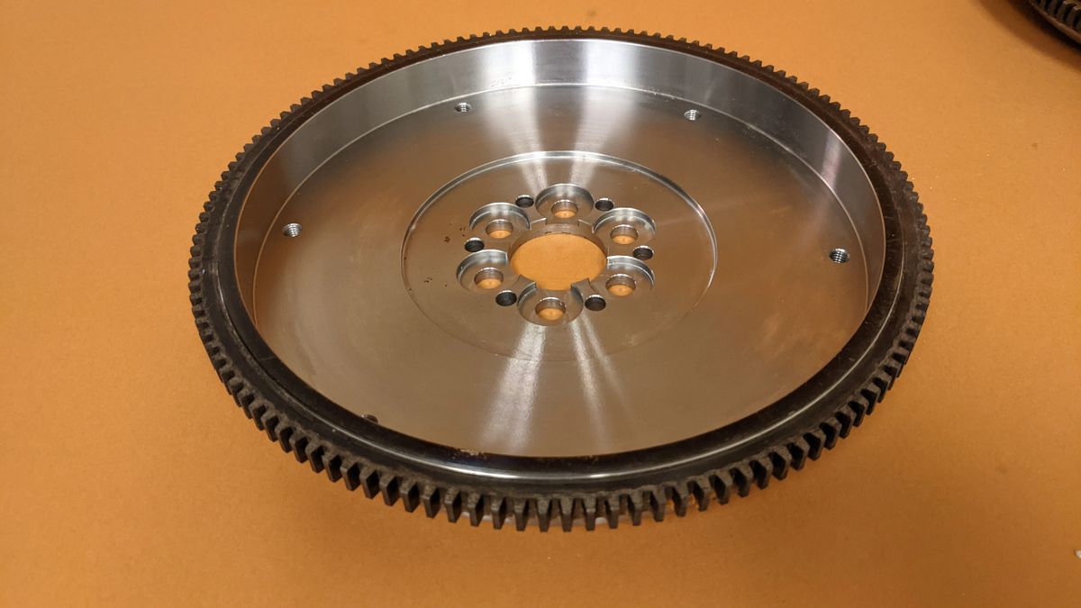 J&G Forged Flywheel, For BugPack and EMPI Flanged Cranks.