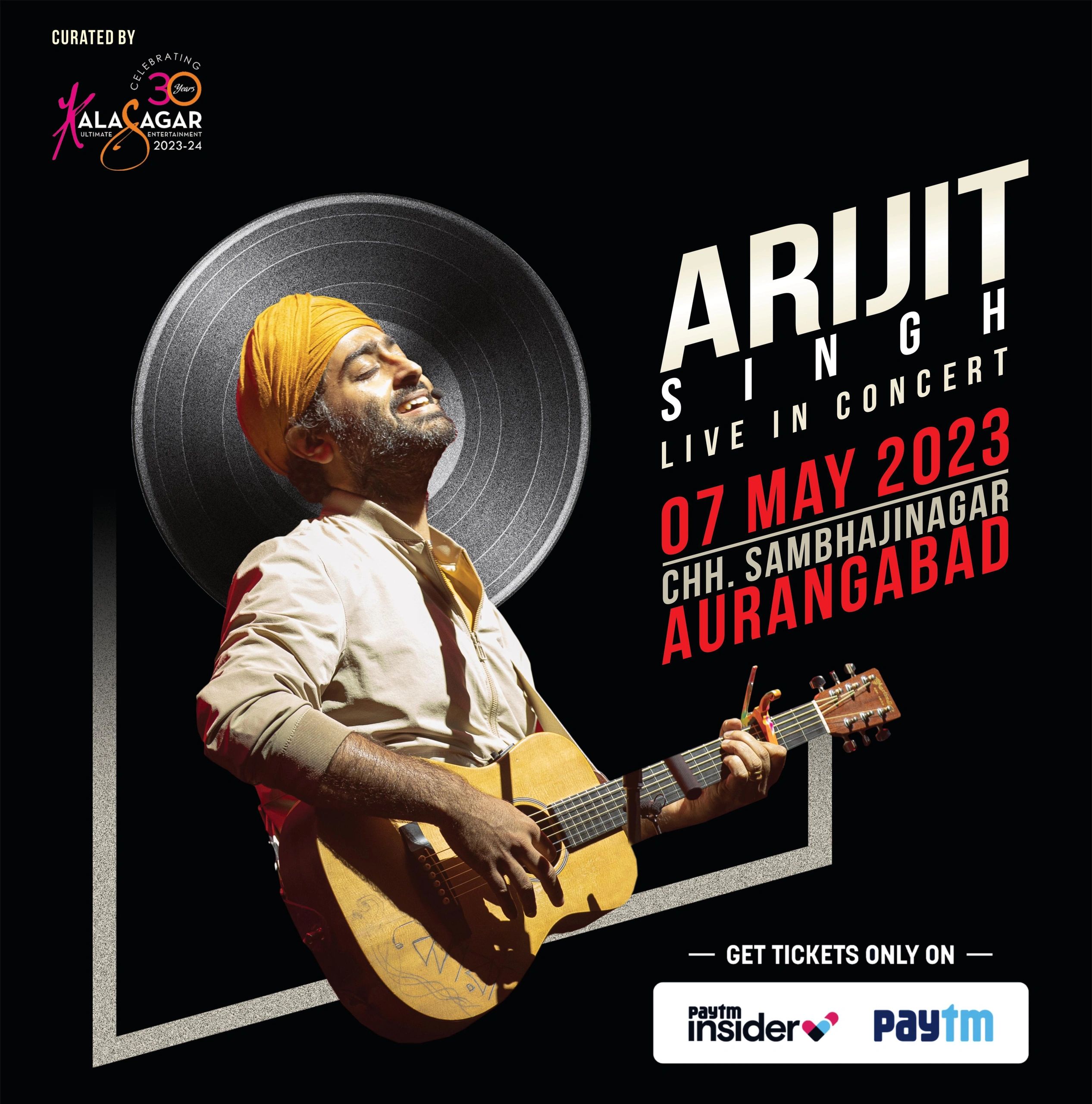 Arijit Singh Live Concert in Aurangabad - Maharashtra - 2023