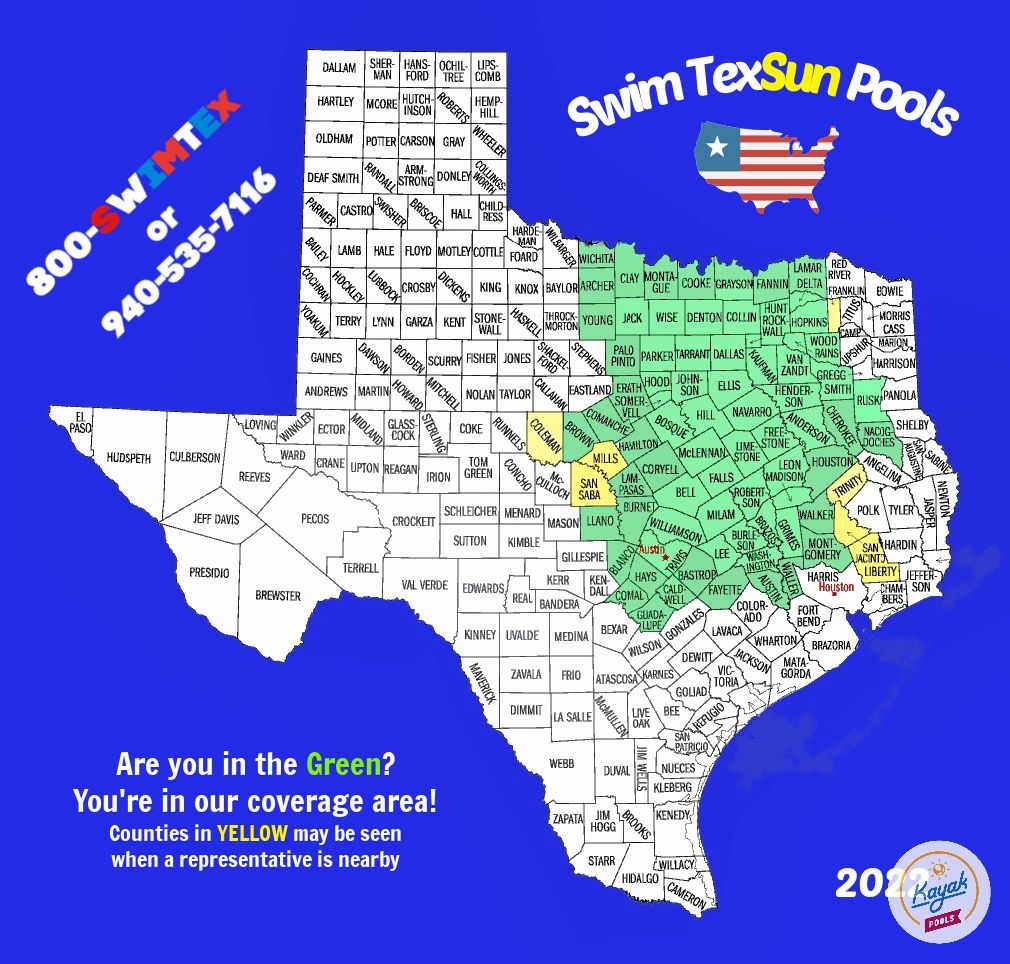 Kayak Swimming Pools - Swim TexSun Pools