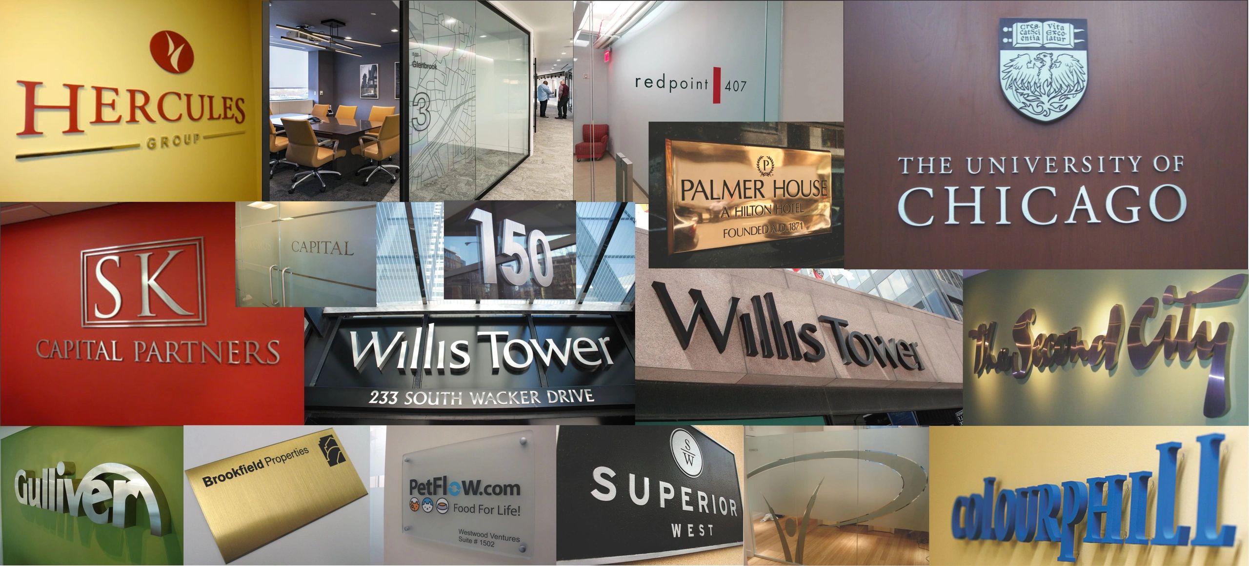 Sign Company Chicago IL | 3D Logo Wall Signage Chicago IL | Corporate ...