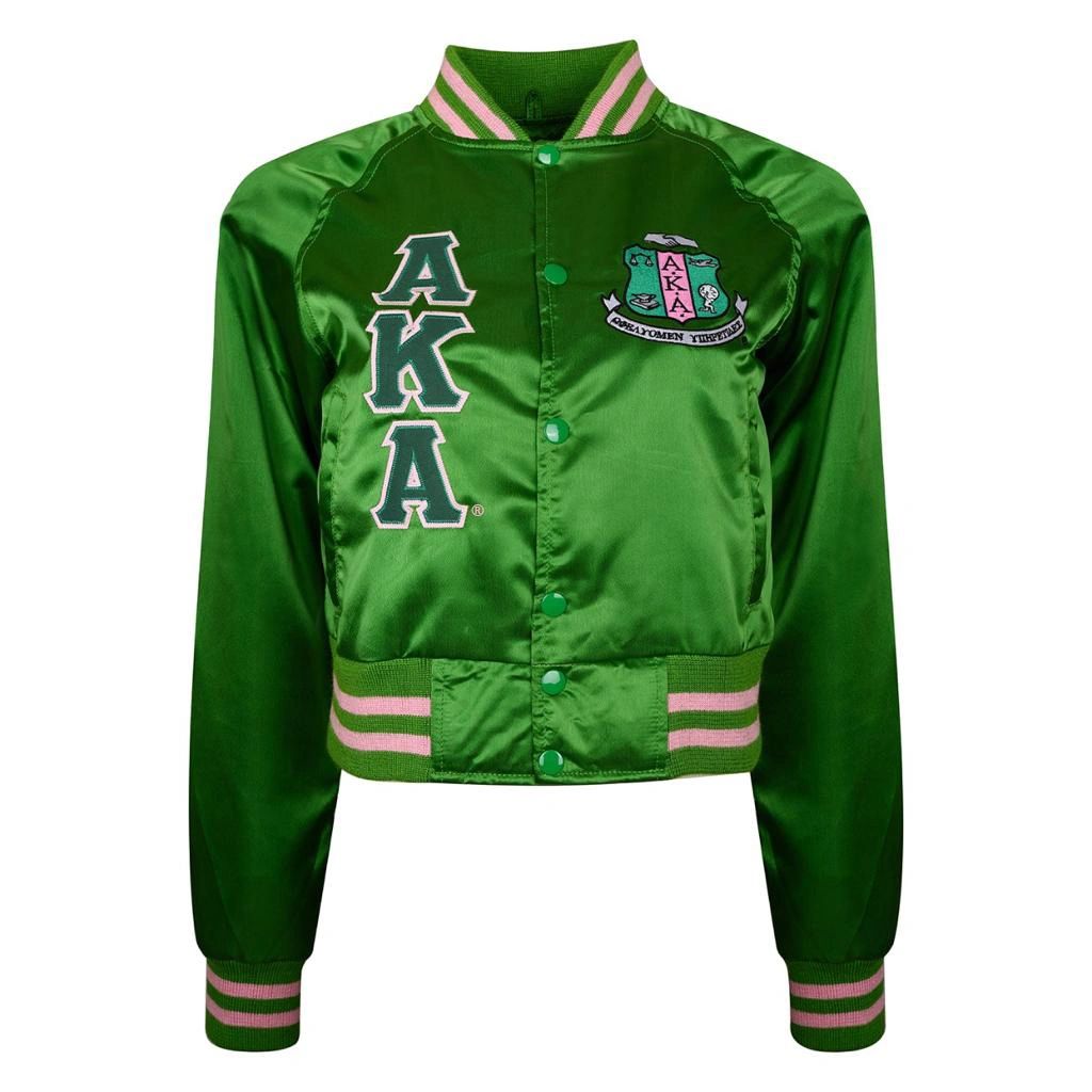AKA® Satin Crop Jacket