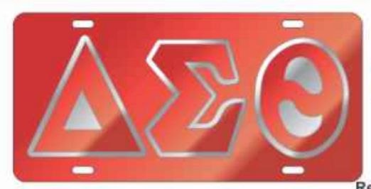 DST Mirror License Plate