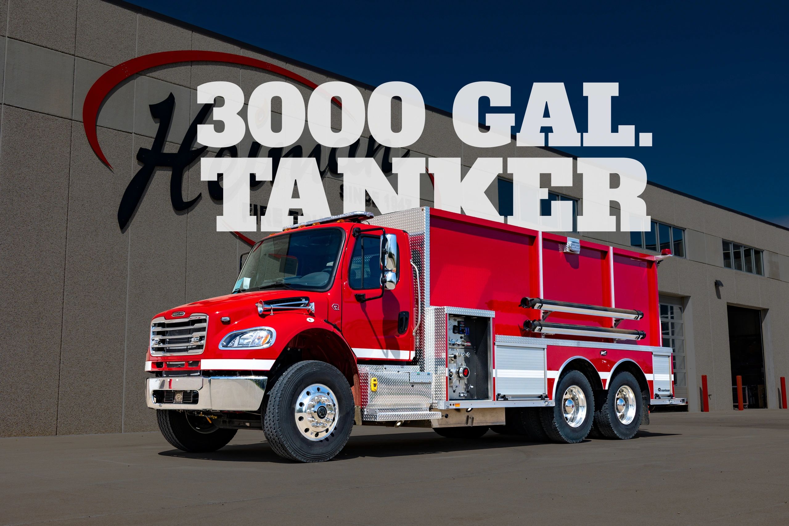 3000 gal Rosenbauer Tanker - Available for Delivery