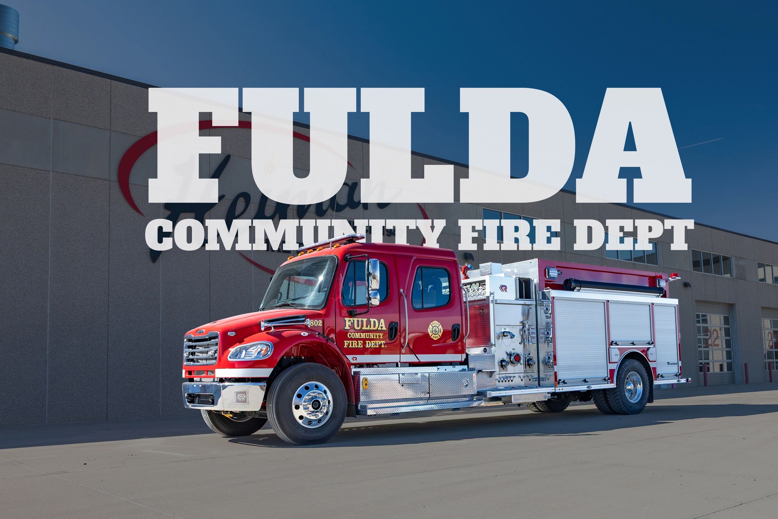 Fulda Community Fire Dept - Rosenbauer Pumper