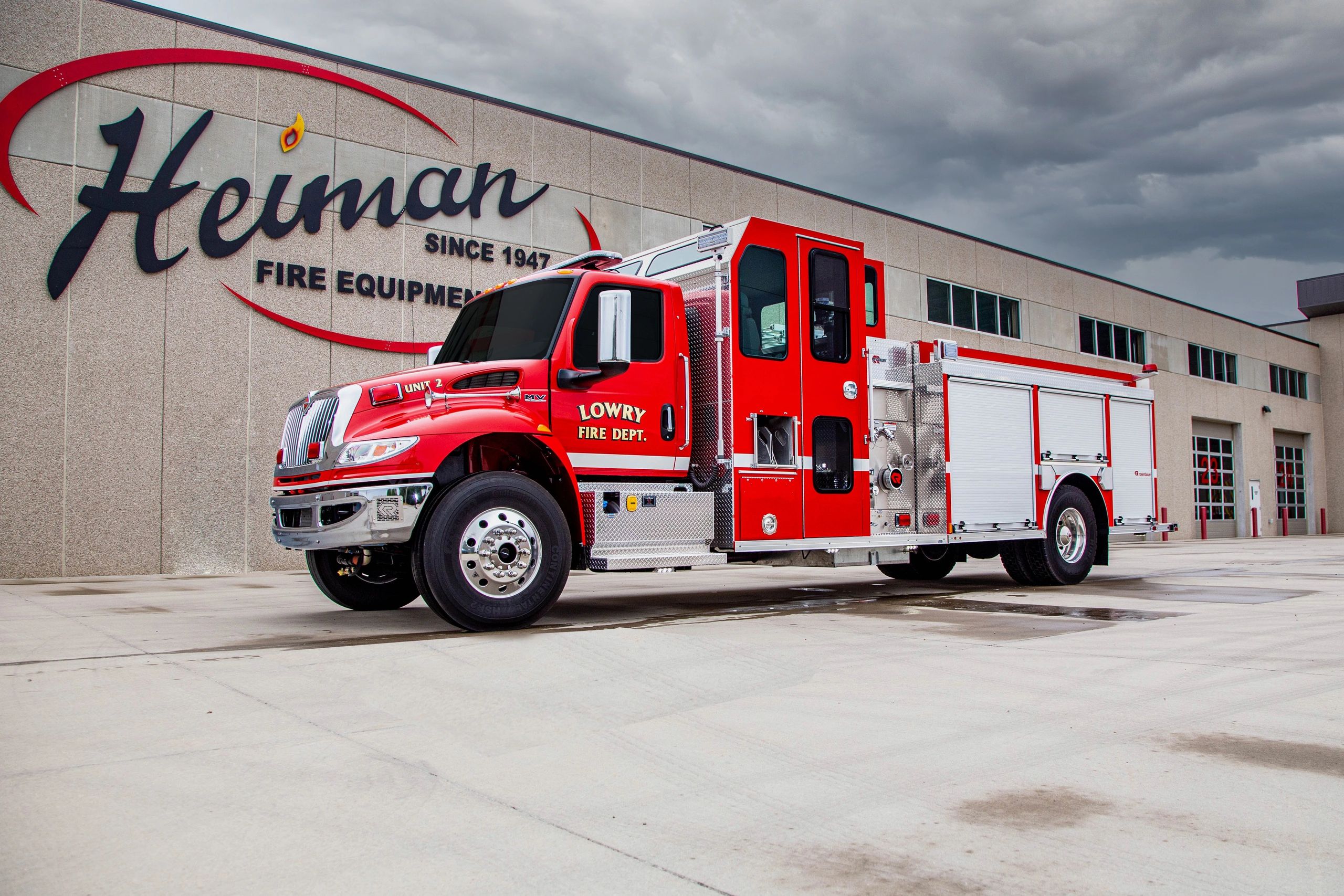 Lowry, MN Fire Dept. - Rosenbauer Pumper