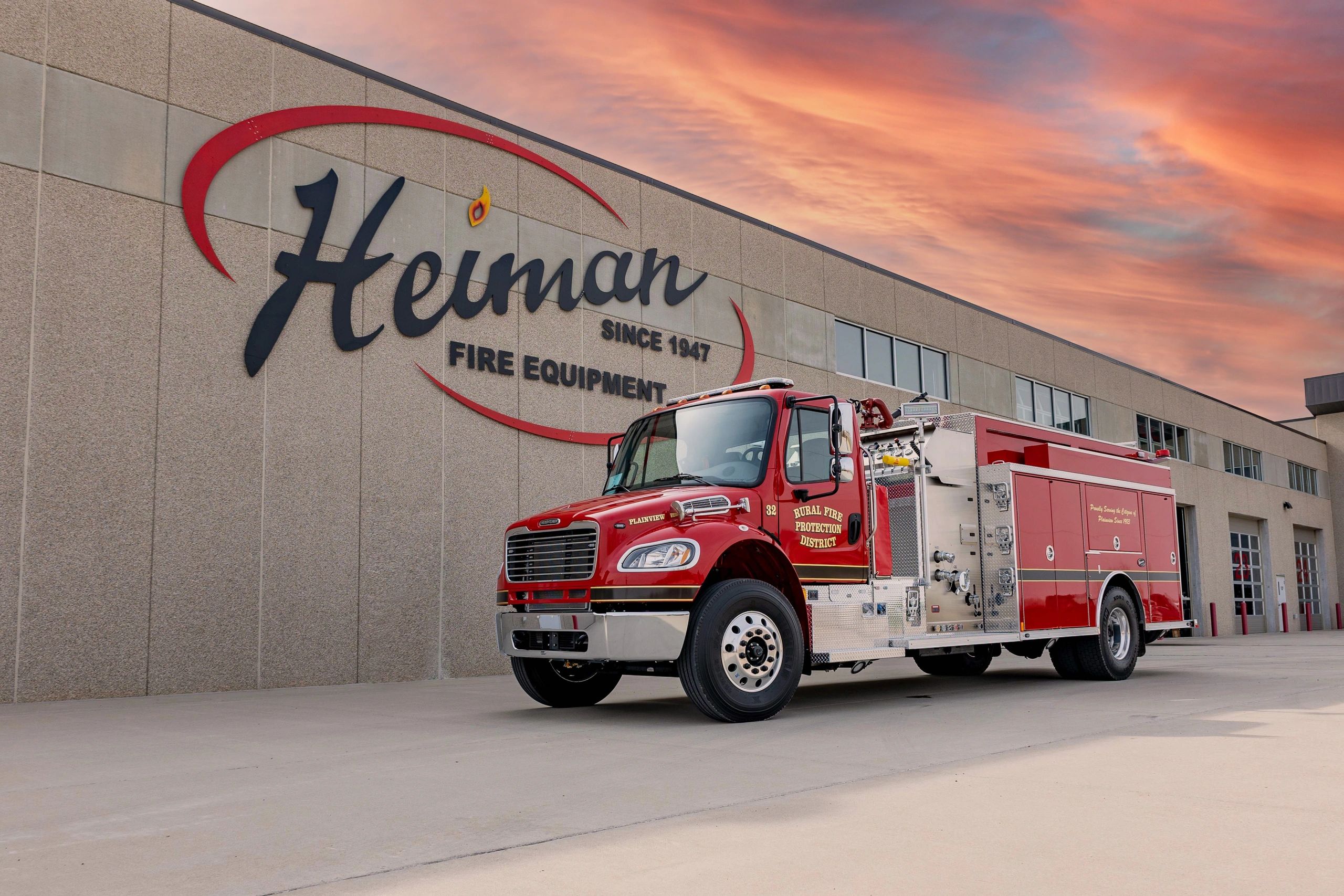 Plainview, NE Fire Dept. - Heiman Fire WaterKing Pumper Tanker
