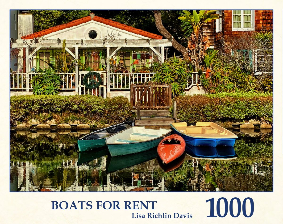 Boats For Rent by Lisa Richlin Davis-1000 Piece Puzzle