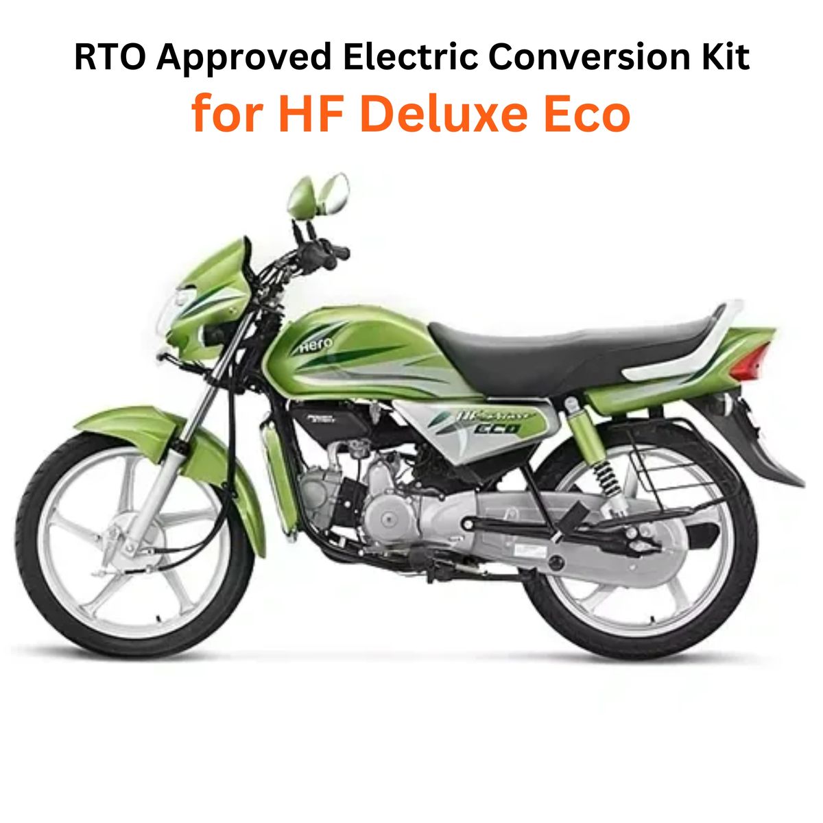 GoGoA1 RTO approved Motorcycle Electric Conversion kit for Hero HF ...
