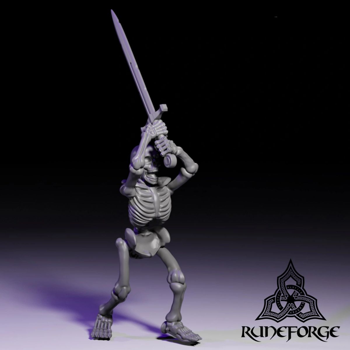 Skeleton - Unarmored Two-handed Sword