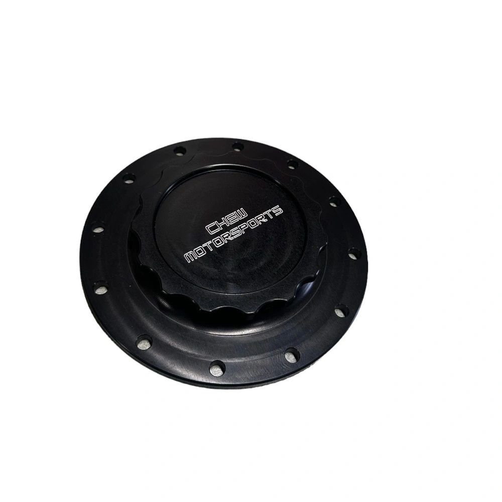 Black Billet Fuel Cap 12 Bolt