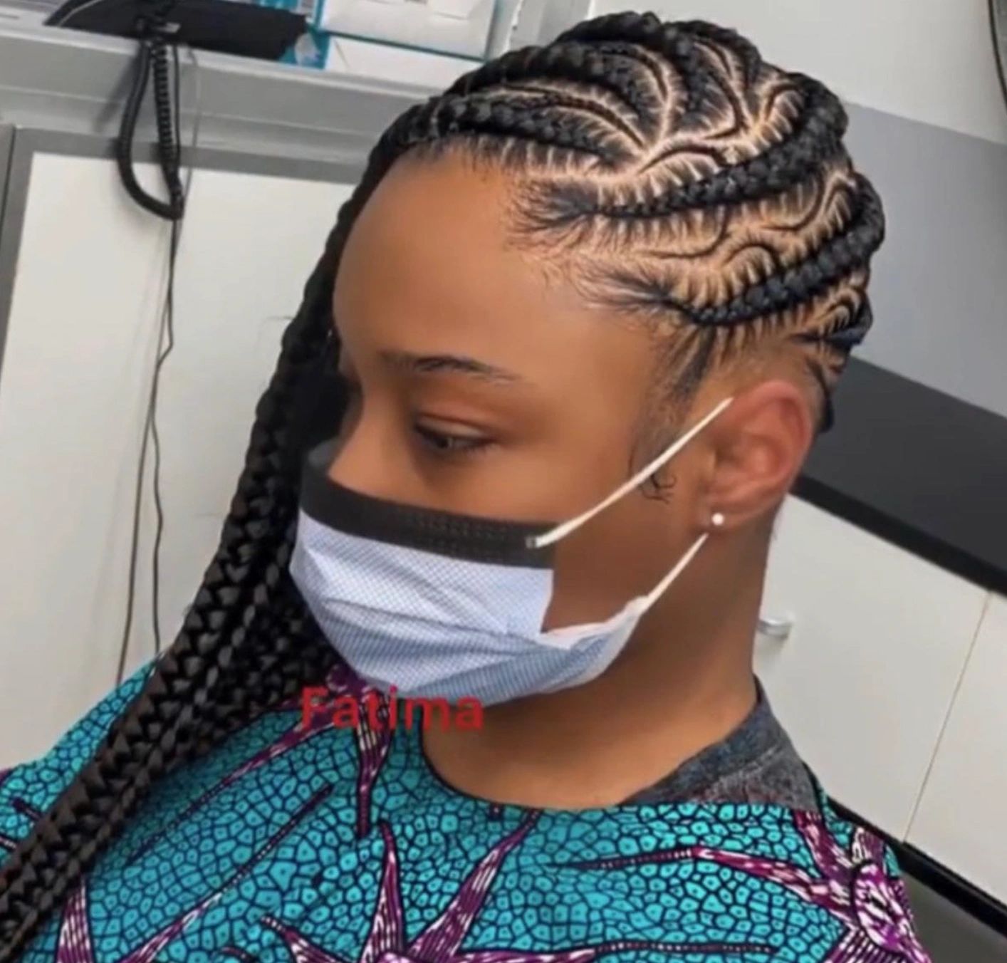 6 to 7 Freestyle Stitch Lemonade Braids
