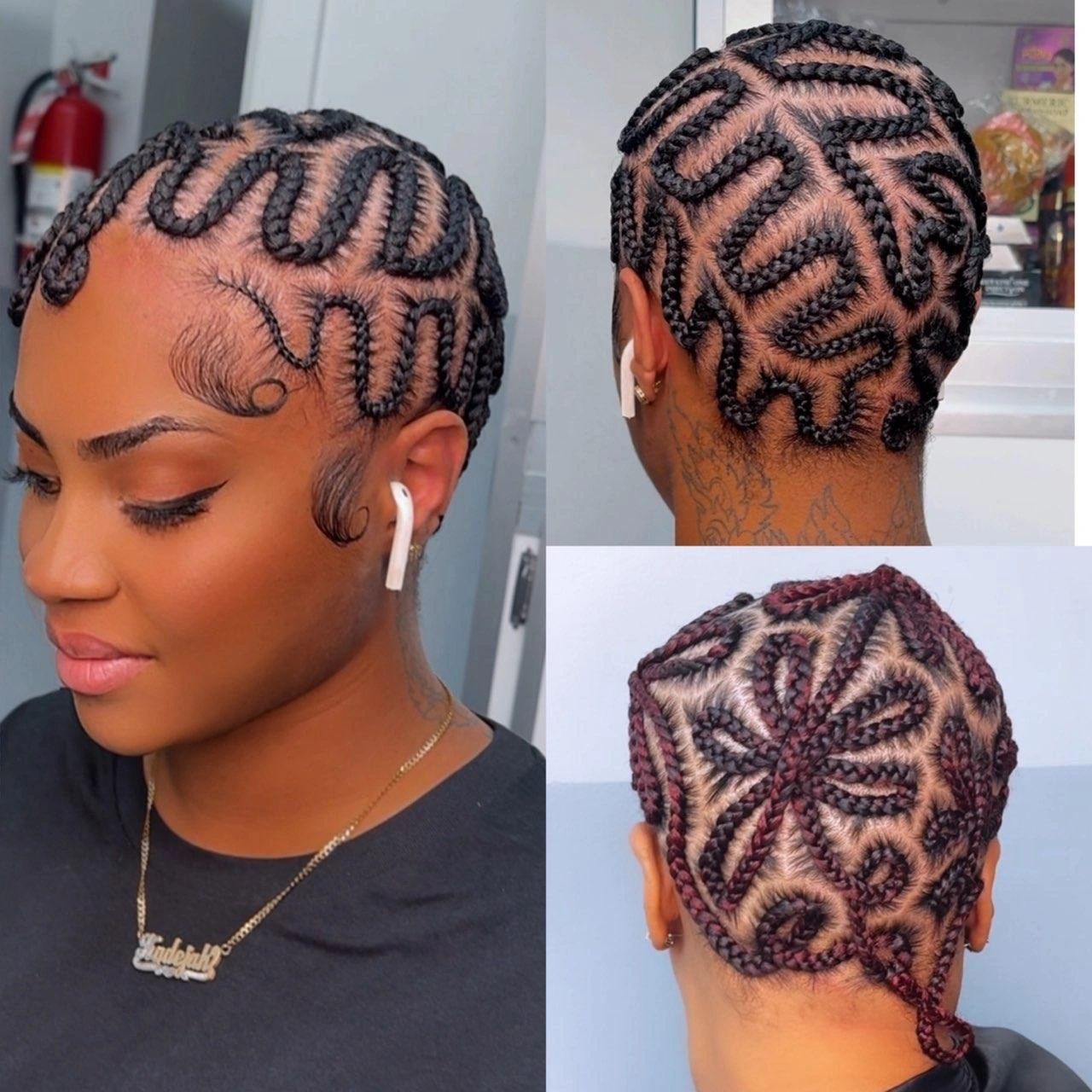 The braided baldie