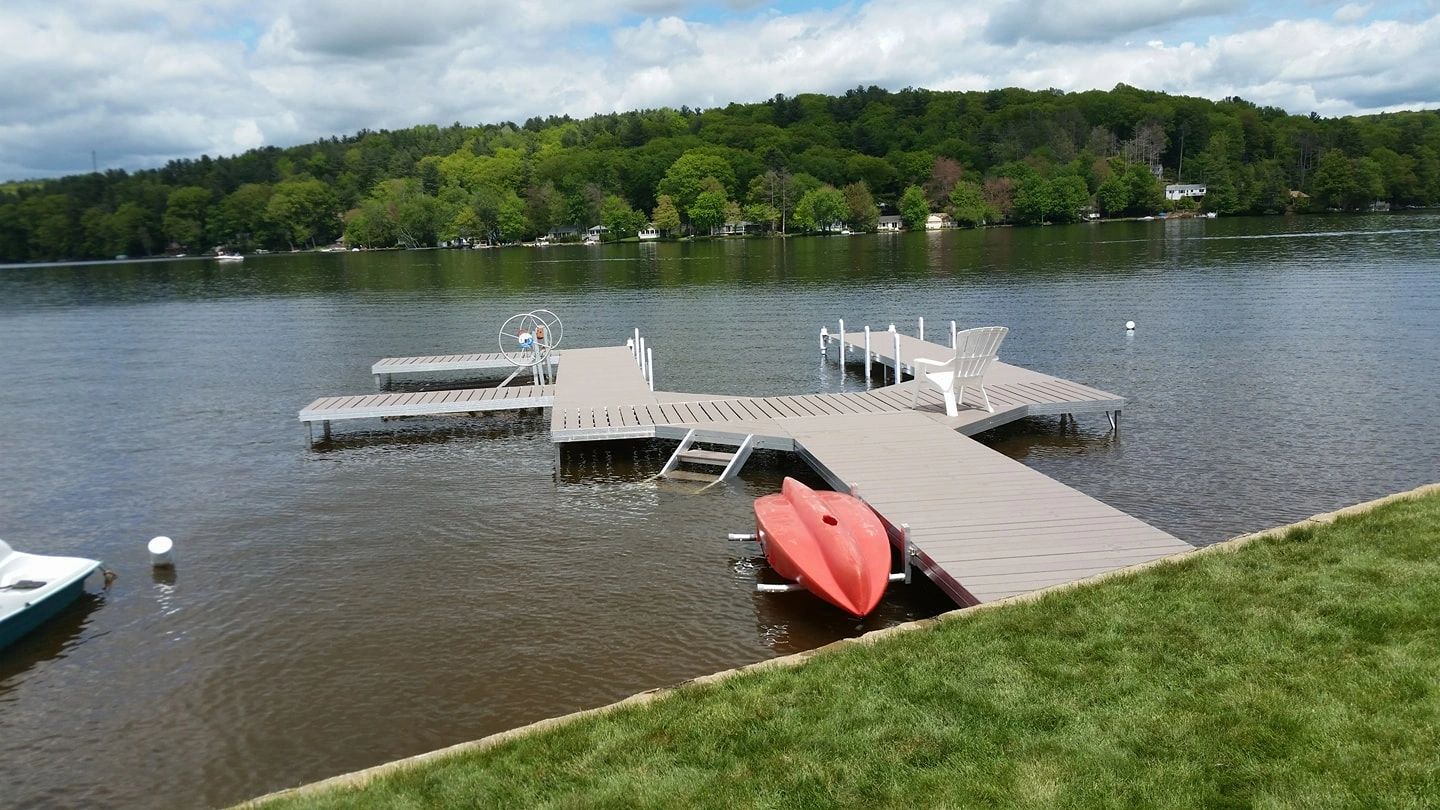 ShoreMaster Docks from Inland Docks in Western MA