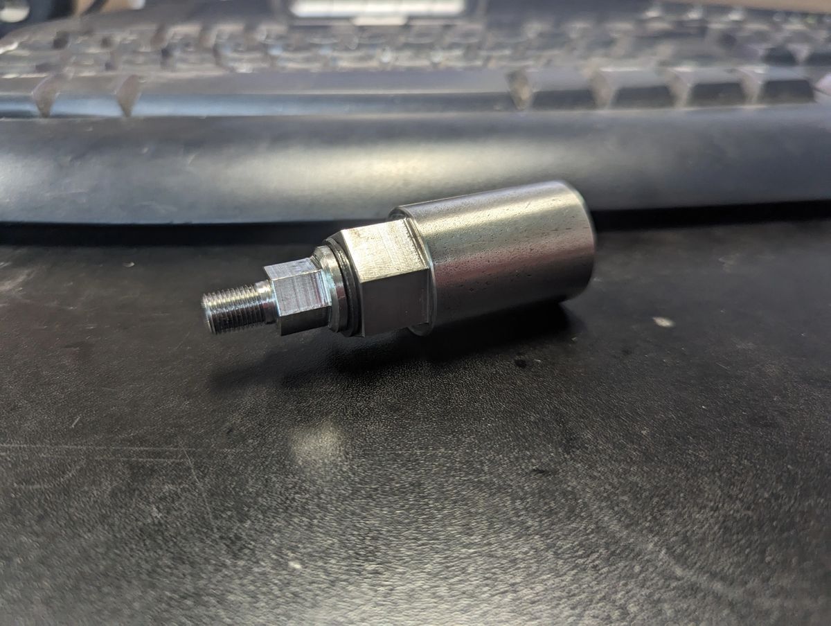 Schrader Valve Servicing Extension Socket