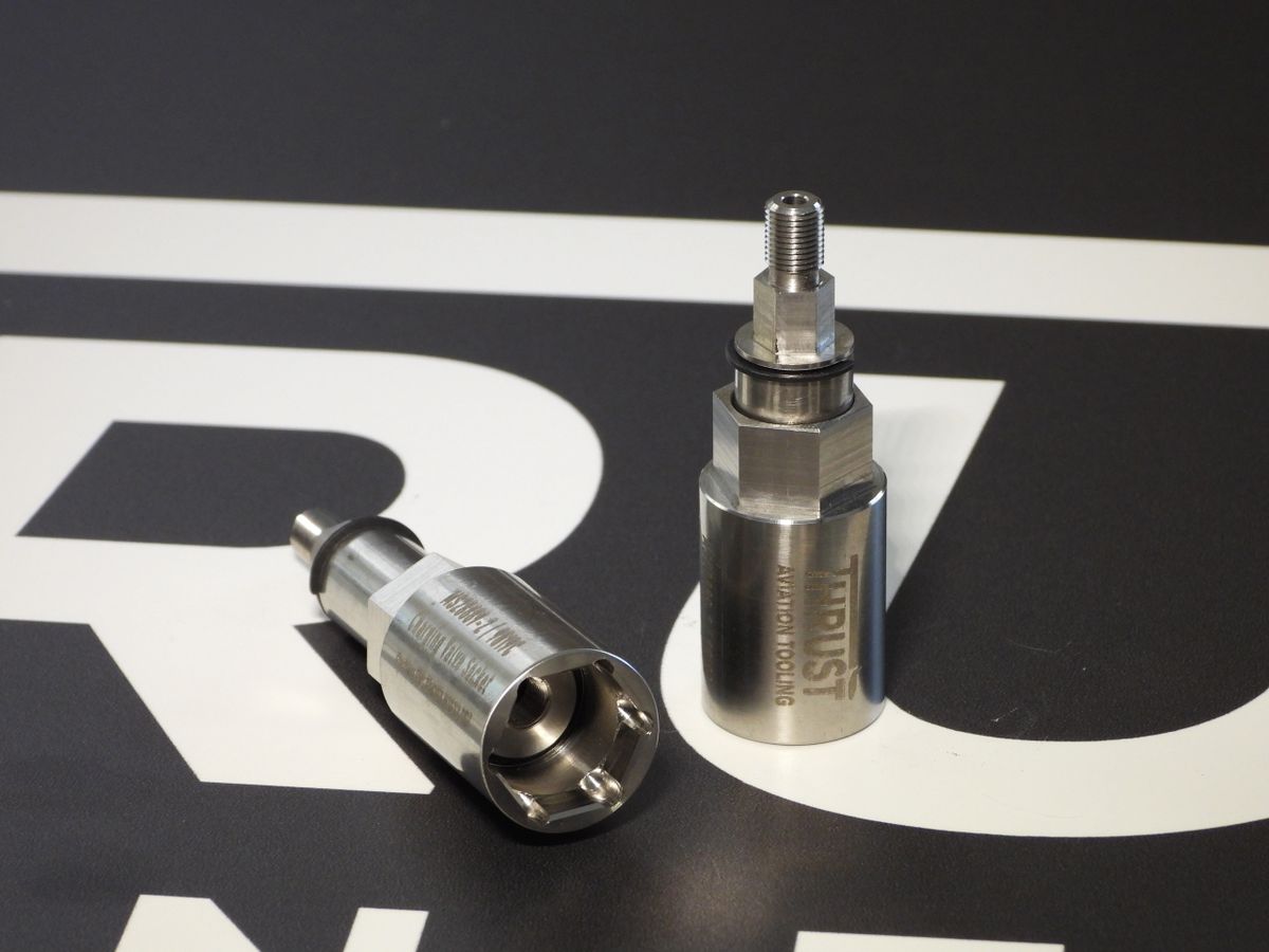 MS Schrader Valve Servicing Extension Socket