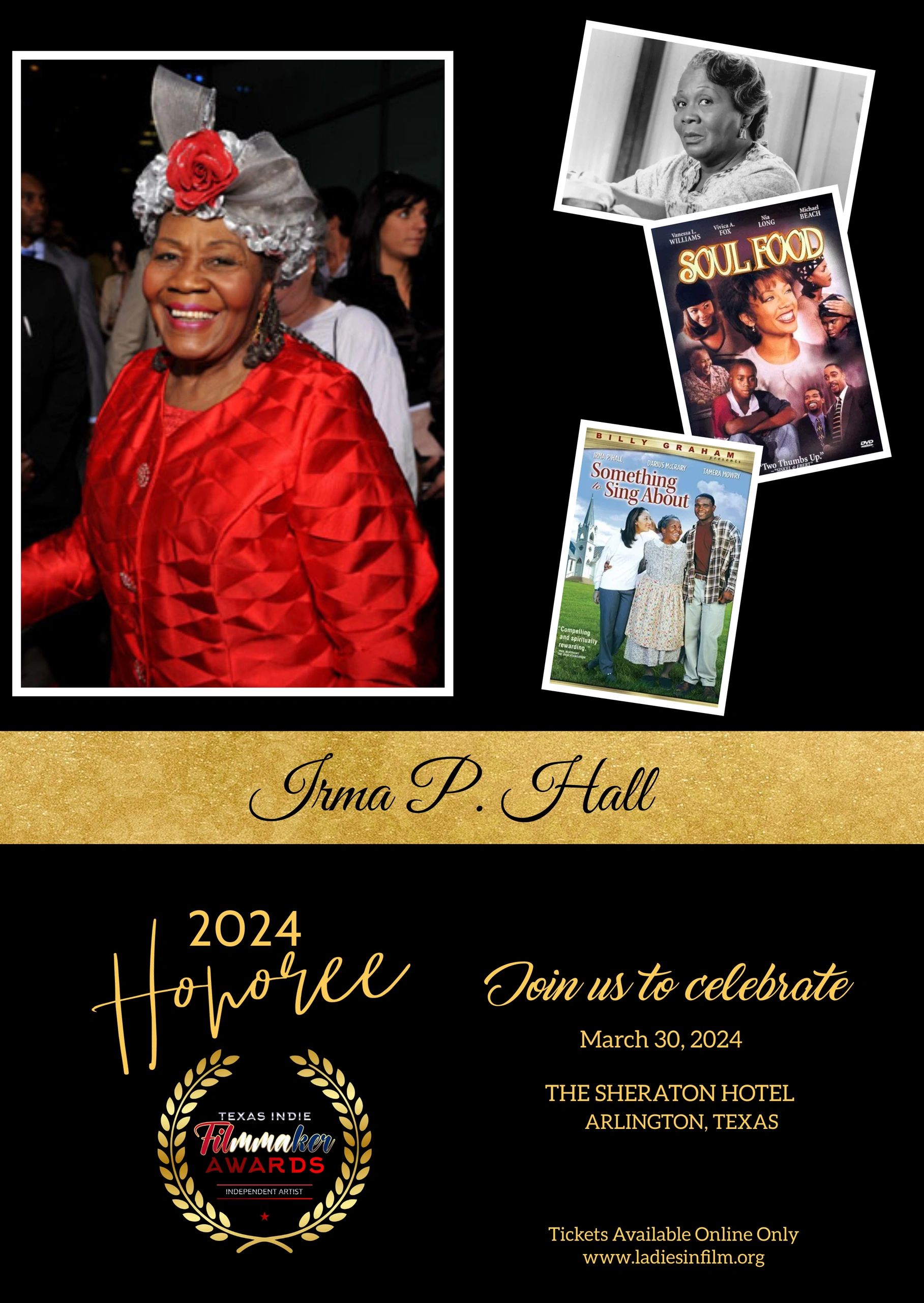Ladies in Film & Television honors Texas Legend "Irma P. Hall"