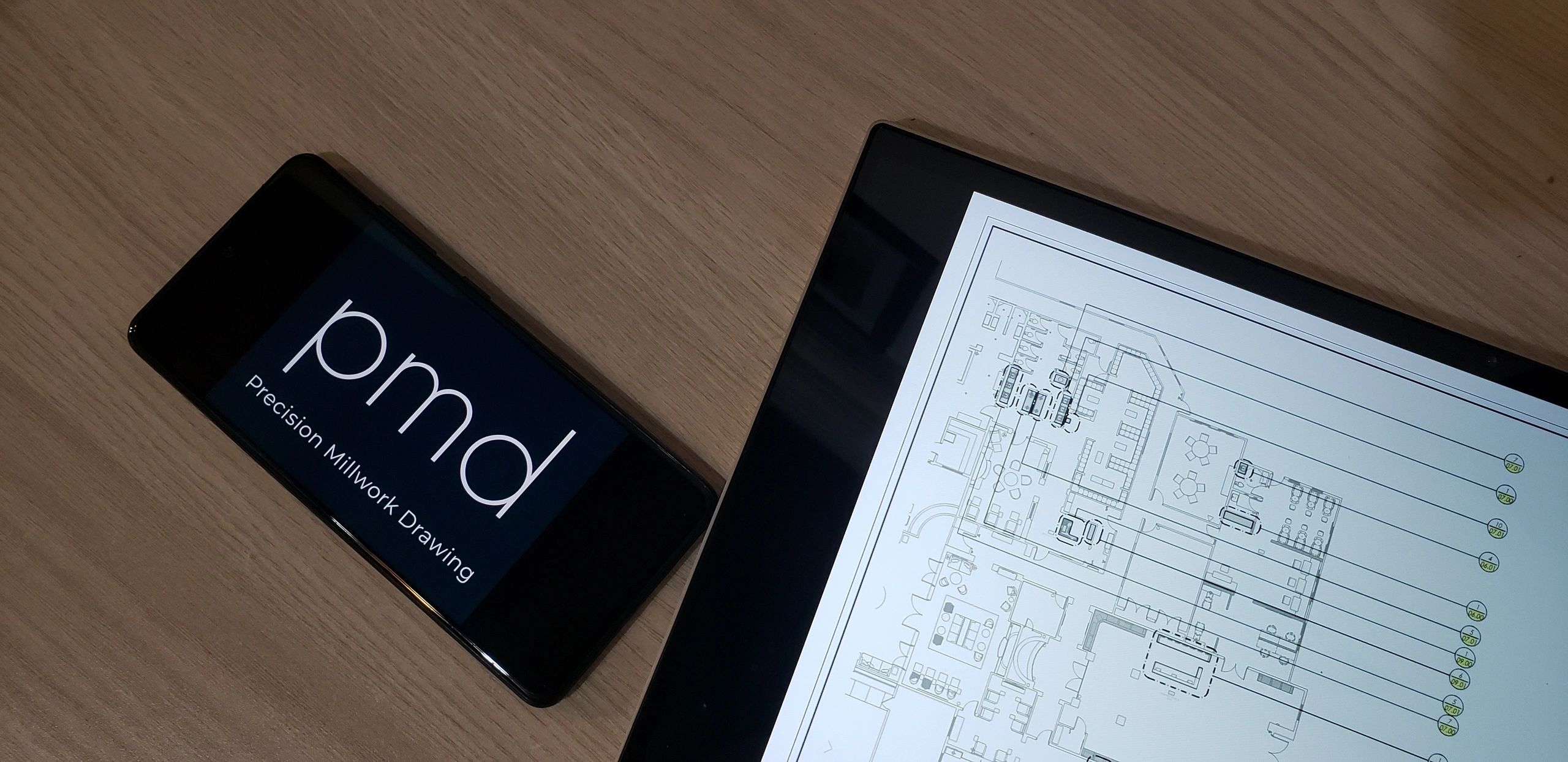 PRECISION MILLWORK DRAWING