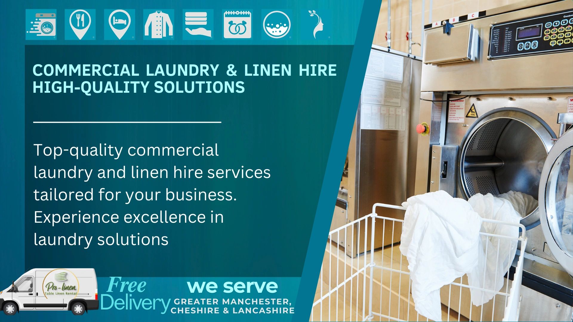 Commercial Laundry Services & Linen Hire | Reliable linen
